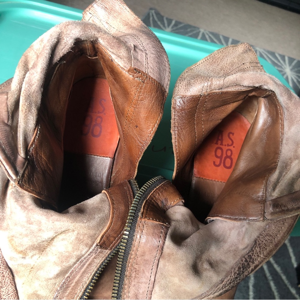 As98 Tan Booties - Gem